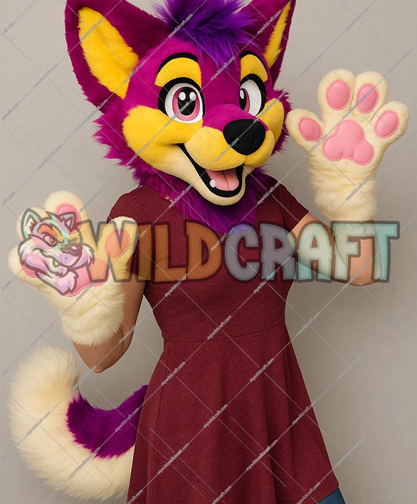 Multi Color Fox Fur Suit Fursuit Commissioned by My Wild Craft